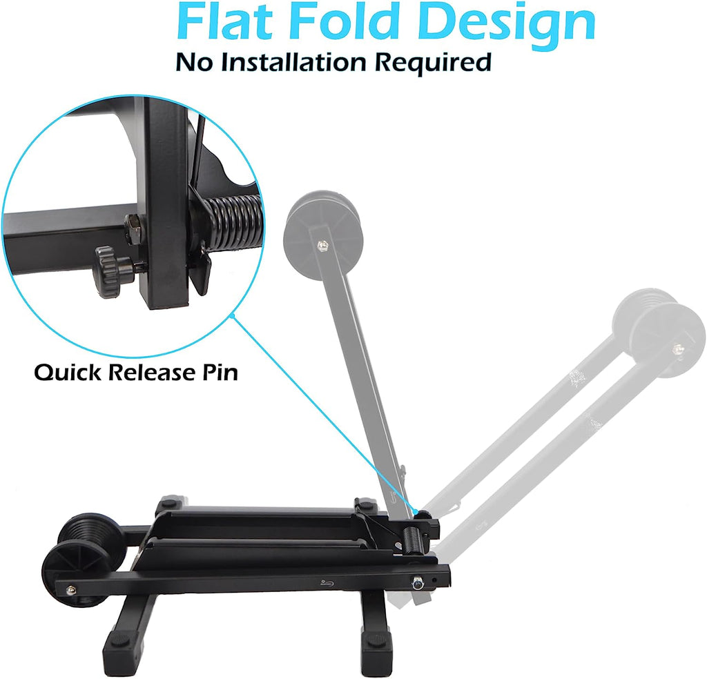 Indoor Compact Bike Stand for Garage on Floor - Bike Rack Perfect for ...