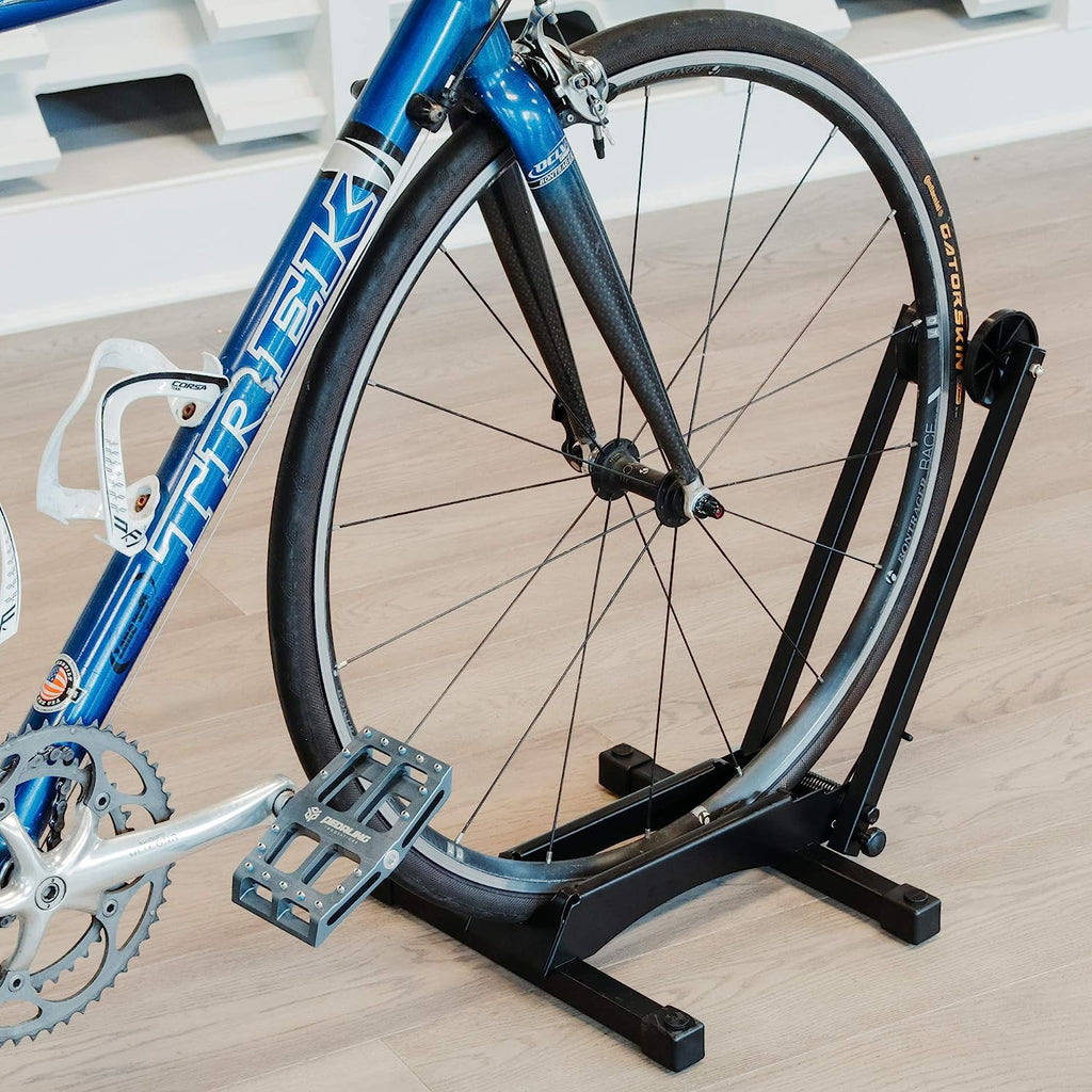 Indoor Compact Bike Stand for Garage on Floor - Bike Rack Perfect for ...
