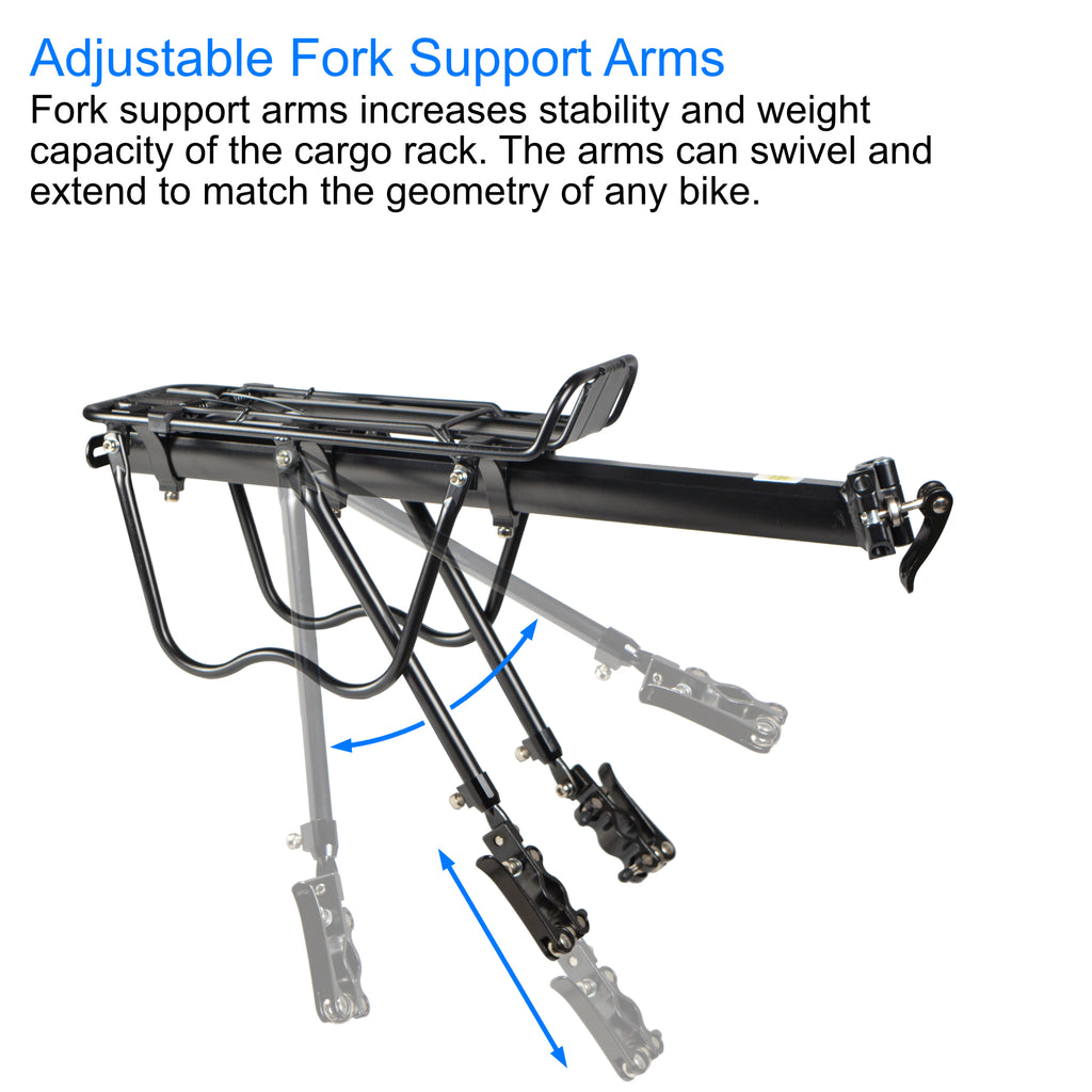 Rear Bike Racks for Bicycles - Bike Cargo Rear Rack for Back of Bike w ...