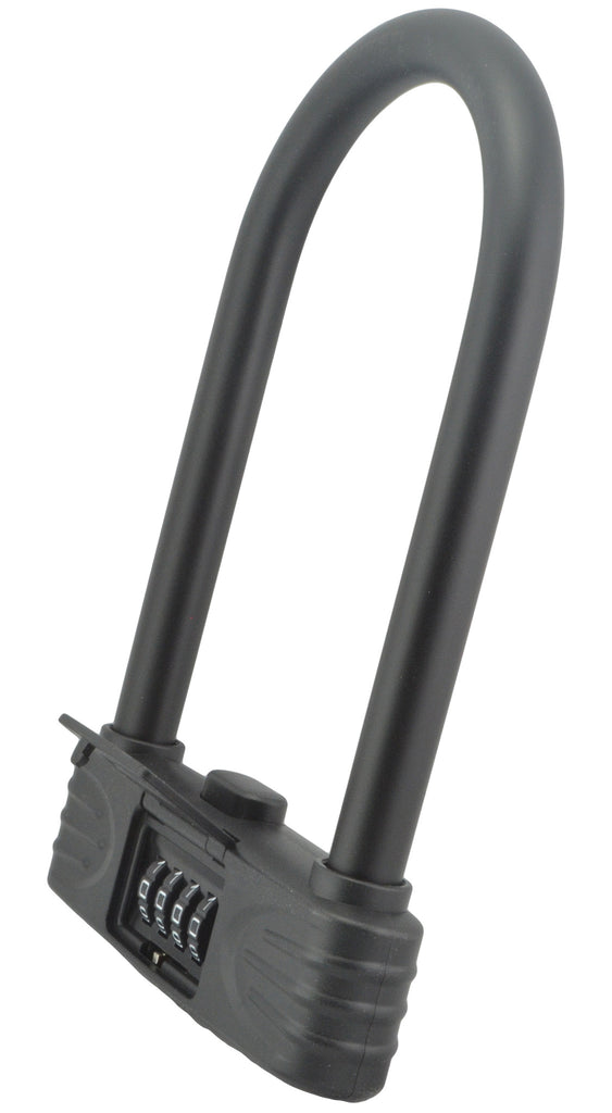 Bicycle U-Lock, Heavy Duty with 4-Digit Combination – Lumintrail