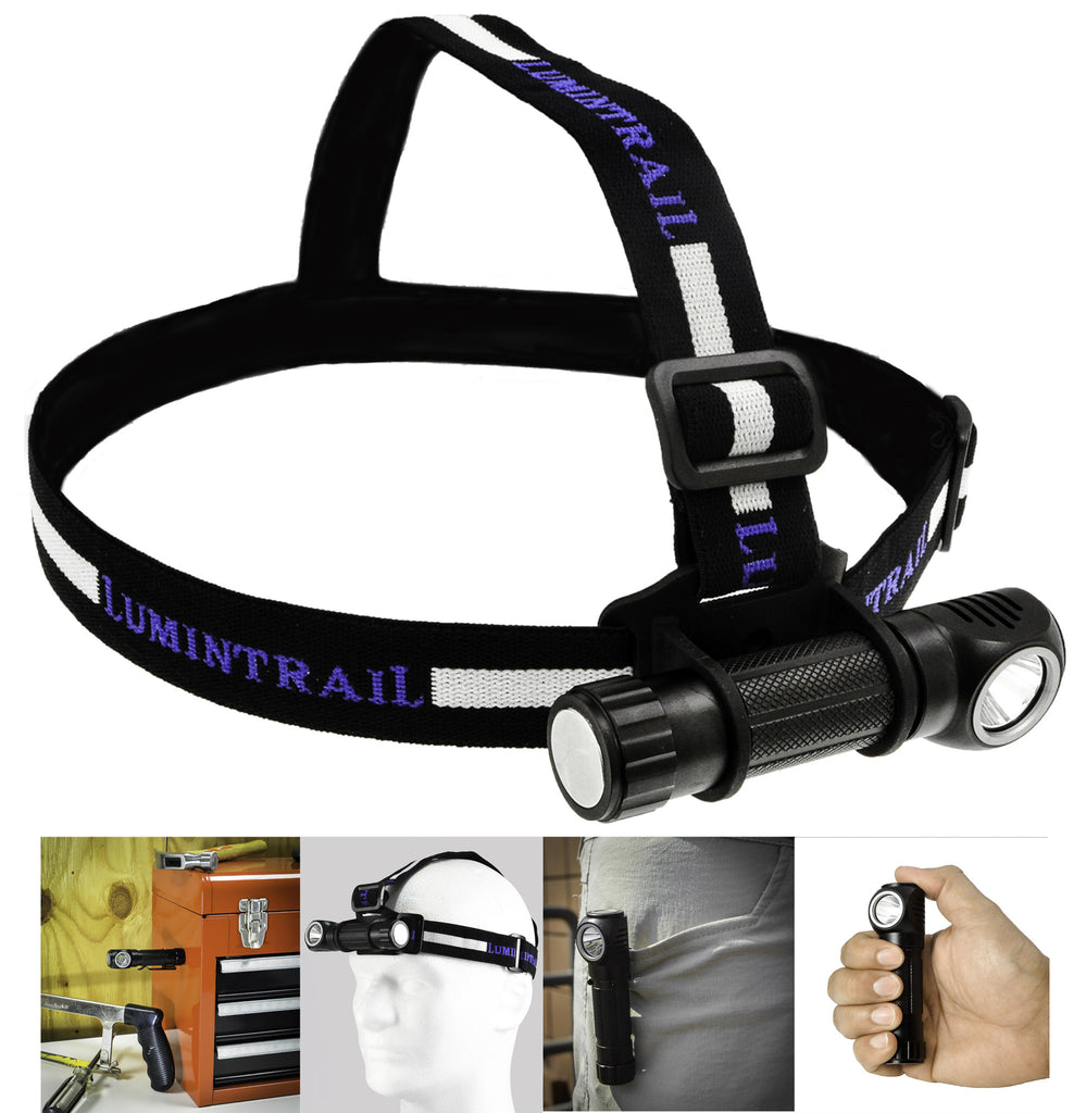 Headlamp Angled LED Head Flashlight – Lumintrail